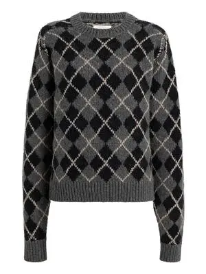 Khaite Pratt Pullover Sweater Stone Multi