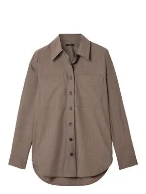 JOSEPH Herold Wool Shirt Neutrals