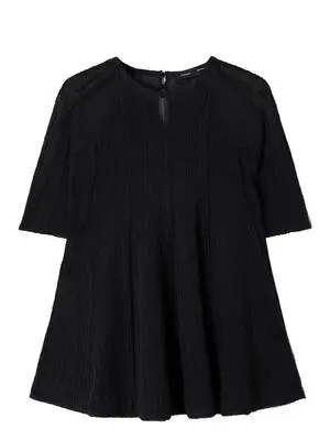 Proenza Schouler Tavia Ribbed-knit Top - Black