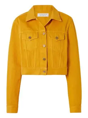 Gabriela Hearst Bronte Recycled-denim Jacket - Yellow