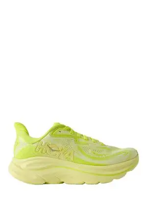 HOKA® Clifton 10 Jacquard-Mesh Sneakers Yellow