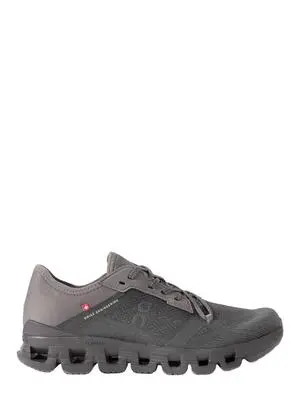 On Cloud X 4 Ad Rubber-trimmed Mesh Sneakers - Gray