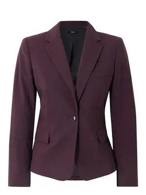 Theory Wool-blend Blazer - Purple