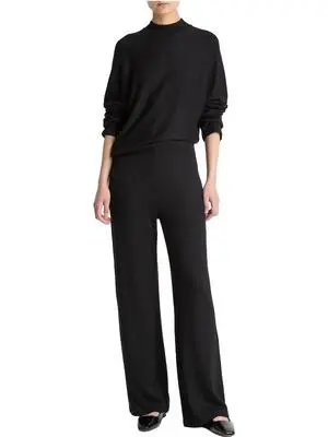 Vince Cozy Wide-leg Pant - Black