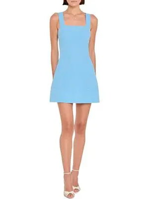 Amanda Uprichard Ace Mini Dress Pacific