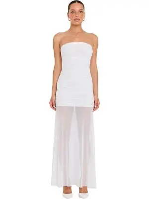 Amanda Uprichard Leo Strapless Maxi Dress - Ivory