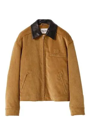 Miu Miu Padded Corduroy Blouson - Barley