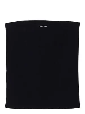 MIU MIU Cotton Knit Tube Top