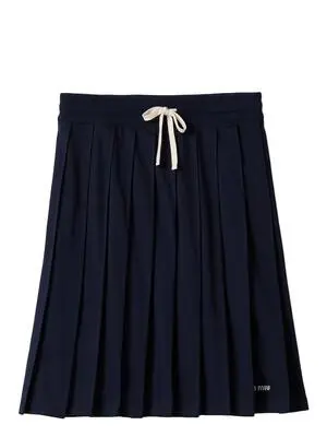 MIU MIU Pleated Gart-Dyed Jersey Skirt