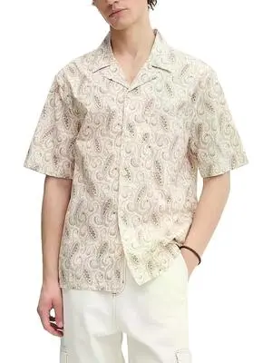 IRO PARIS Paisley-pattern Short-sleeve Shirt - Neutrals