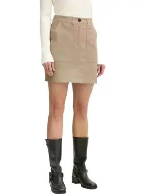 Marc O'polo Button-fastening Mini Skirt - Neutrals