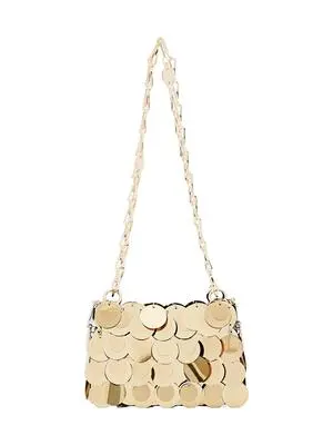Rabanne Sparkle Nano Shoulder Bag - Gold