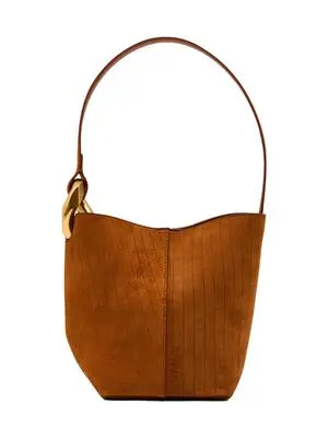 JW Anderson Jwa Corner Small Bucket Bag - Brown