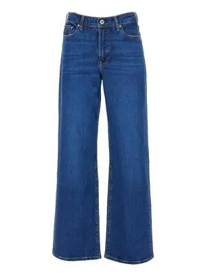 Ag Wide Leg Jeans - Blue