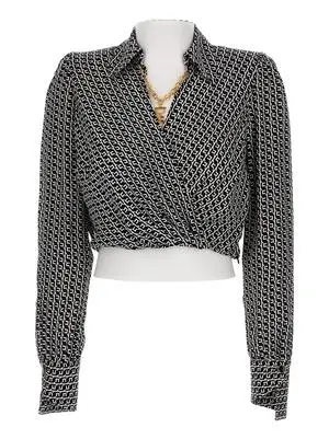 Elisabetta Franchi Logo Print Shirt - Black