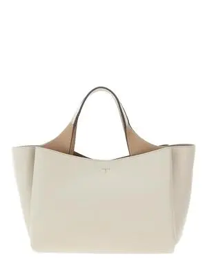 TOD'S Apa Mini Two-handle Bag - Beige
