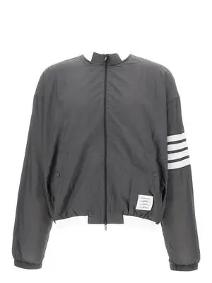 Thom Browne Windbreaker Jacket - Grey