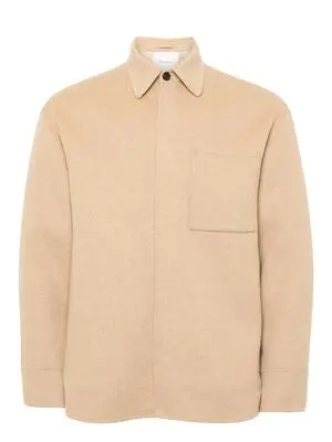 JW Anderson Oversized Shirt Jacket - Beige