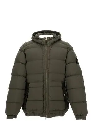 Stone Island Padded Down Jacket - Green
