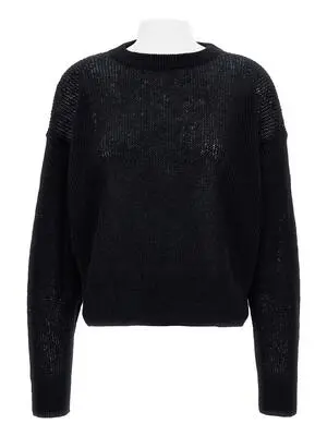 HAIKURE Balir Openwork Knit Sweater - Black
