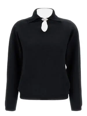 BARRIE Knit Top - Black