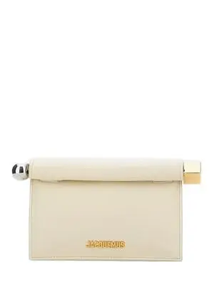 Jacquemus The Small Round Square Pouch - White