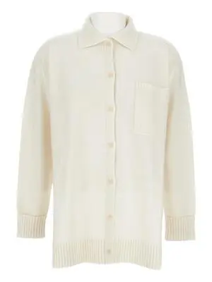 Max Mara Cashmere Shirt - White