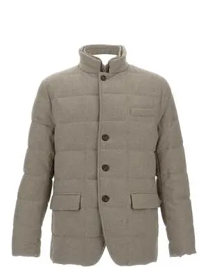 FAY Padded Jacket - Beige
