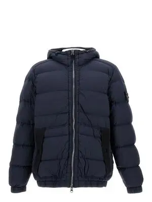 Stone Island Padded Puffer Jacket Blue