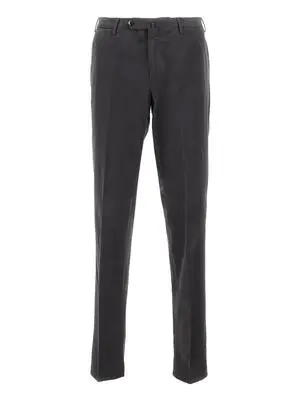 PT TORINO Classic-cut Trousers - Grey