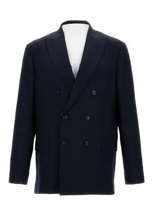 FAY Double-breasted Travel Wrinkle-resistant Blazer