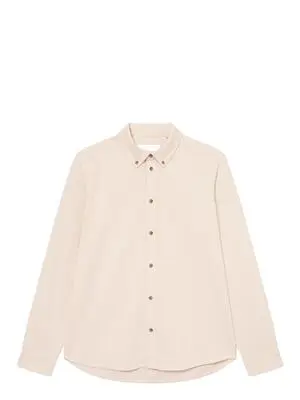 LES DEUX Konrad Pinwale Corduroy Shirt - White