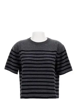 LISA YANG Knit T-shirt - Grey