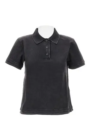 JW Anderson Cotton Polo - Black