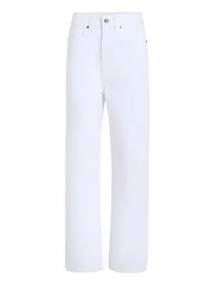 Khaite Bonnie Straight Leg Jeans - White