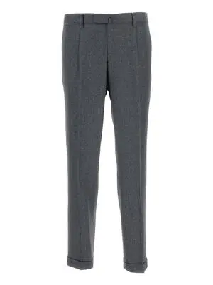 BRIGLIA 1949 Tailored Trousers - Grey