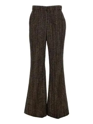 Fendi Wool Trousers - Brown