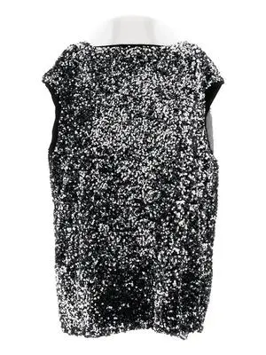 Junya Watanabe Oversized Sequin Top - Black