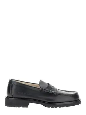 COMMON PROJECTS Leather Loafers With Chunky Sole - Black