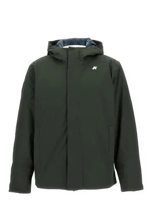 K-WAY Jacko Twill Marmotta Coat Green