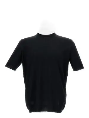 GOES BOTANICAL Tubular T-shirt In Merino Wool - Black