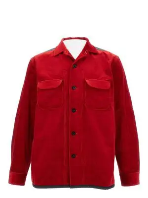 Junya Watanabe Velvet Shirt - Red