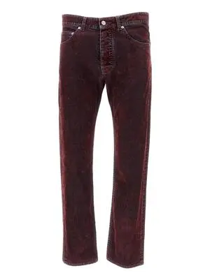 MAISON MARGIELA Five-pocket Straight-leg Jeans - Red