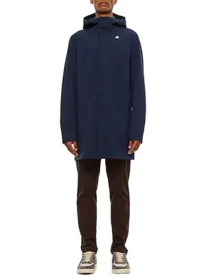 K-WAY Marlyn Bonded Parka - Blue