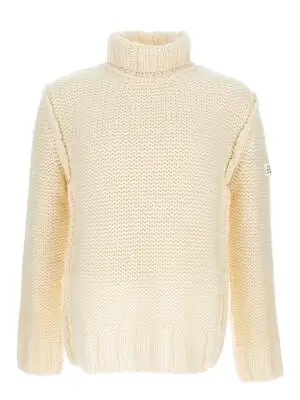 MAISON MARGIELA Wool Turtleneck Pullover - White