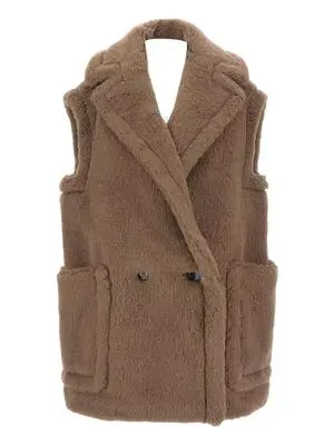 Max Mara Teddy Vest - Brown