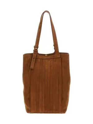 GOLDEN GOOSE Suede Shoulder Bag - Brown