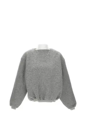 TANAKA Boxy Wool Sweatshirt - Grey
