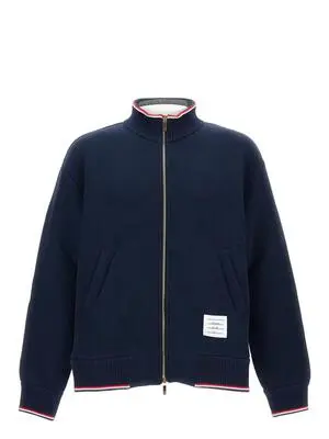 Thom Browne Oversized Zip-up Jacket - Blue