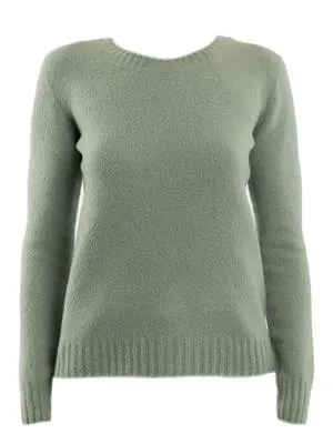 DRUMOHR Long Sleeve Crewneck Sweater - Green